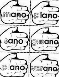 Palabras Que Rimen Con Mano